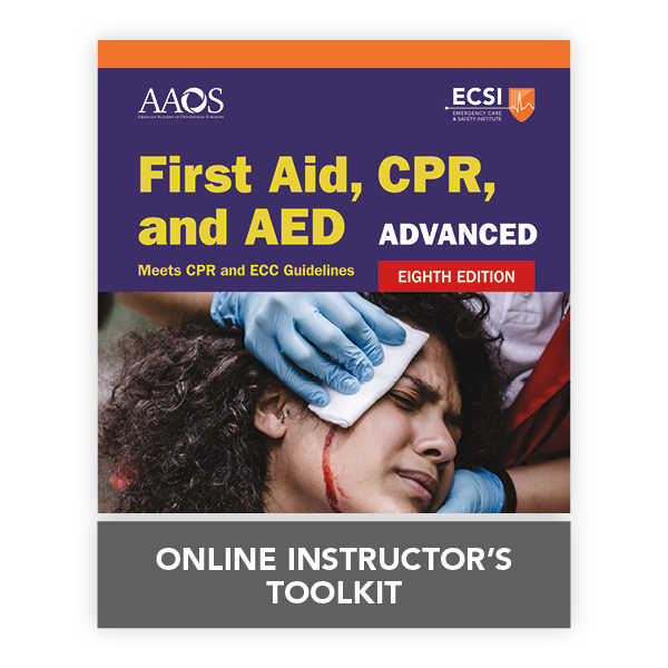 Advanced First Aid, CPR, and AED Online Instructor Toolkit: 9781284430561